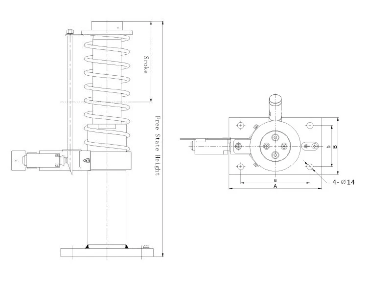 OH-80 Oil Buffer for Elevator High Quality CE Hydraulic Oil Buffer for ...