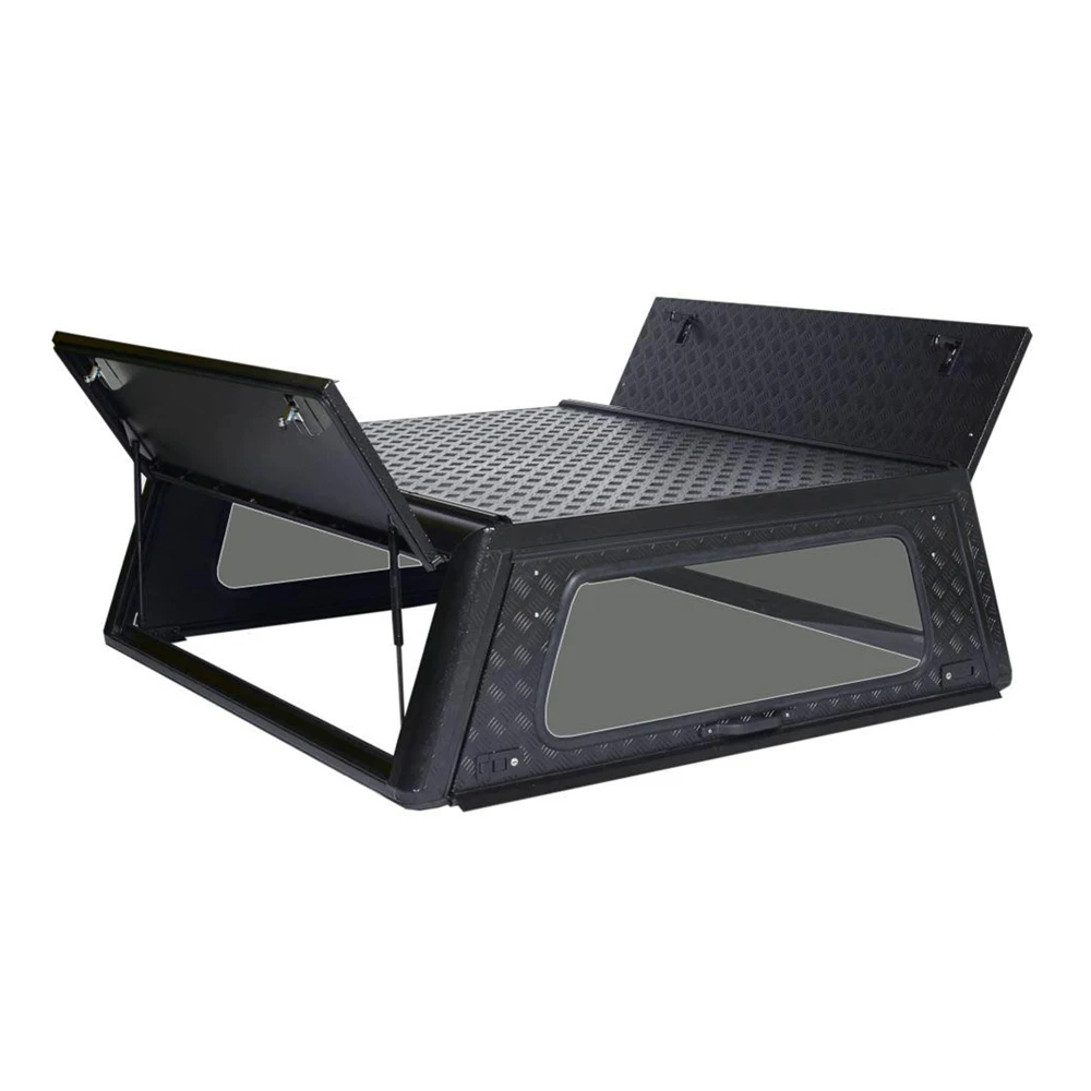 Aluminum Truck Topper - Dual Cab Canopy with Custom Support