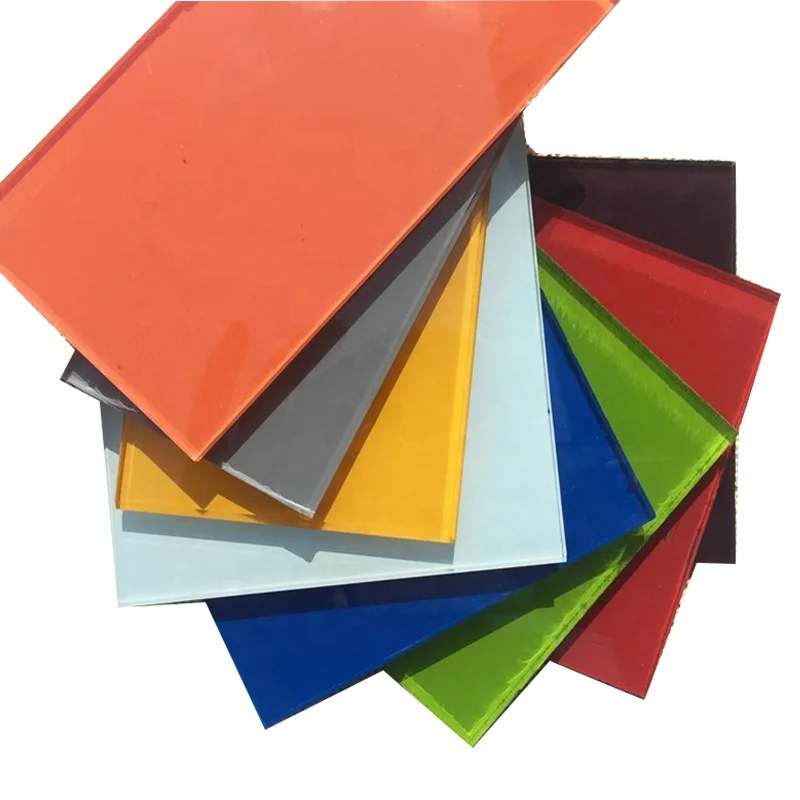 Painted Glass Colorful Coating Back Painted Glass For Building ...