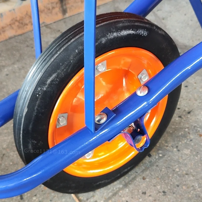 65L Construction Wheelbarrow with Solid Wheel 130KG Max Load Cheap ...