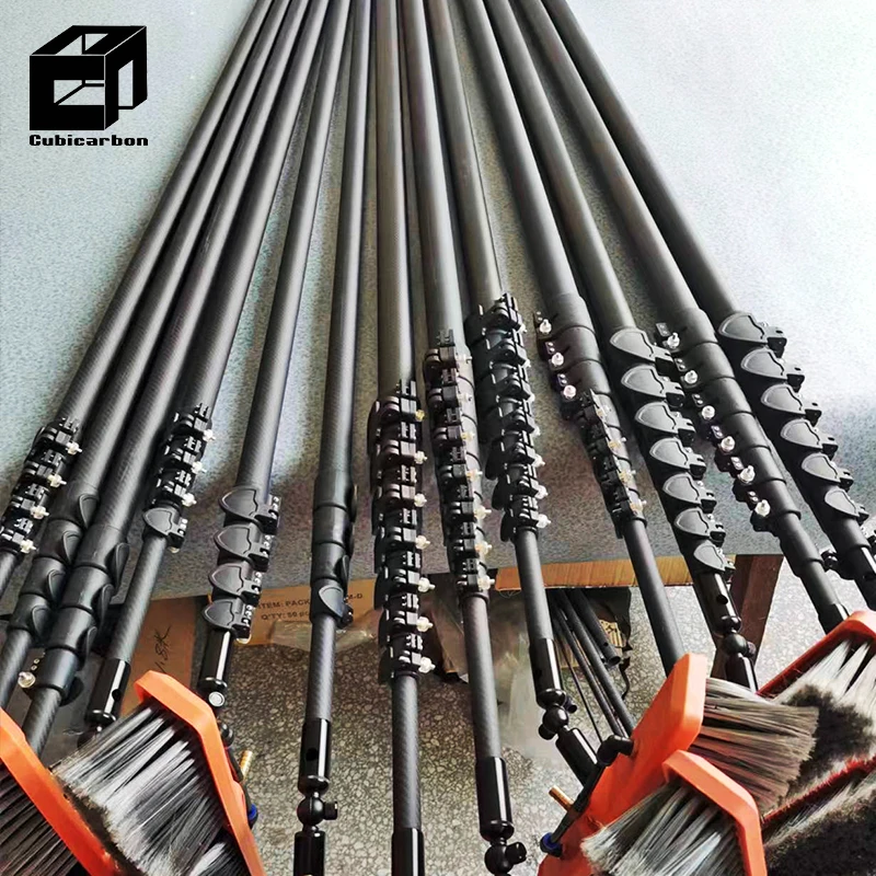 Customized Carbon Fiber Telescopic Pole 6m 8m 10m 12m 15m 18m 20m ...