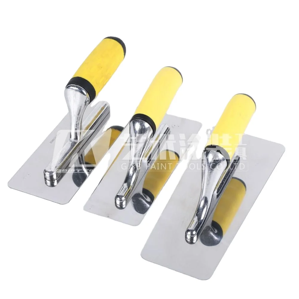 K Brand Wall Paint Trowel Rounded Corner Trapezoidal Stainless Steel ...