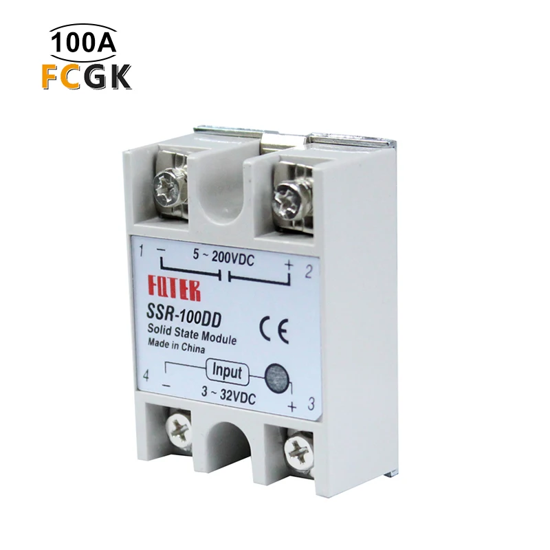 Single Phase Fotek Ssr 100dd Dc-dc,Ssr-100dd Solid State Relay Ssr100dd ...