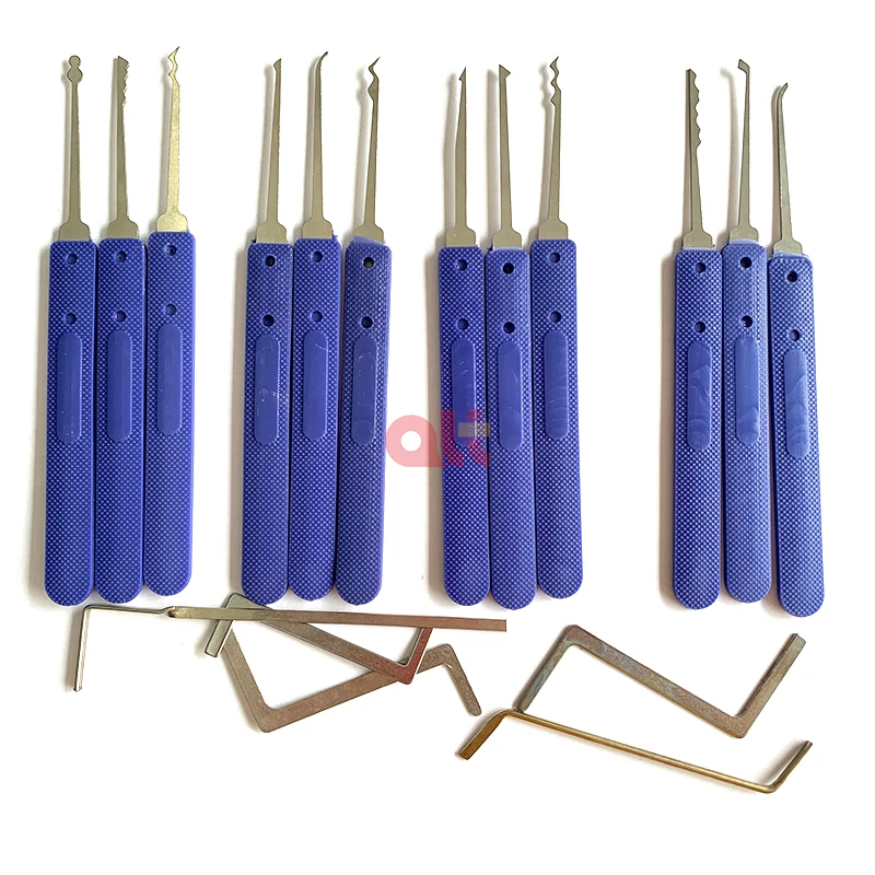 Best Price 17pcs Blue Locksmith Tool Single Hook Lock Picking Tool With ...