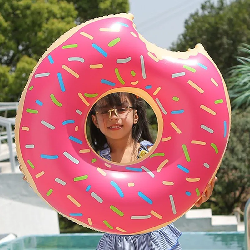 Inflatable Swim Buoy Donut Floating Swimming Ring Floats for Children ...