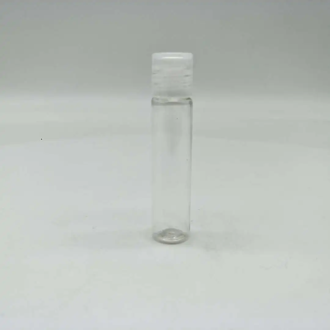 3ml PET Plastic Sample Bottle - Clear, Screw Cap