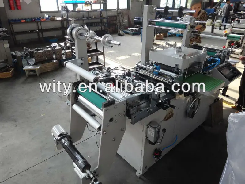 Adhesive Label Logo Sticker Die Cutting Machine Punching Hot-stamping ...