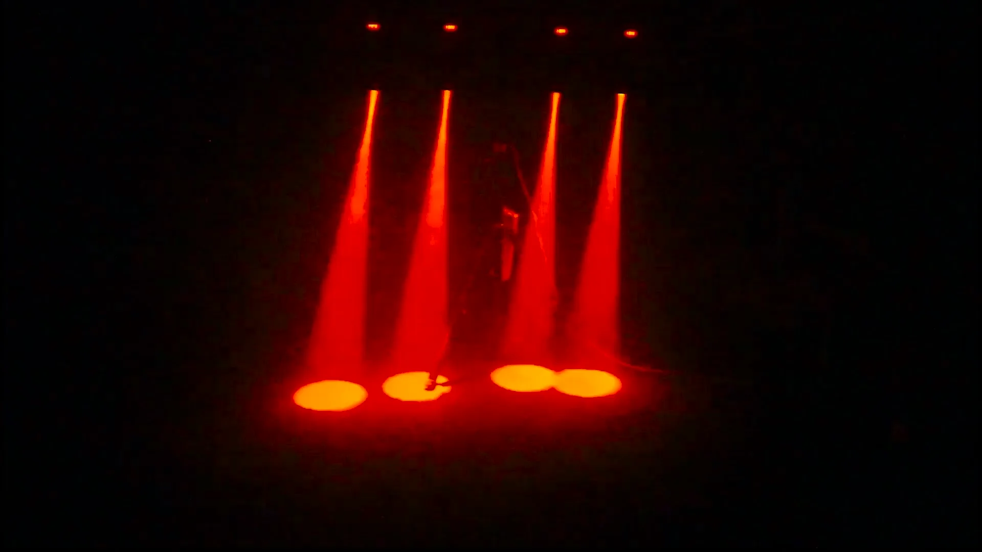 U`king Hot Sales Head Moving 25w Rgbw 4 In 1 Led Moving Heads 8 Gobos 8 ...