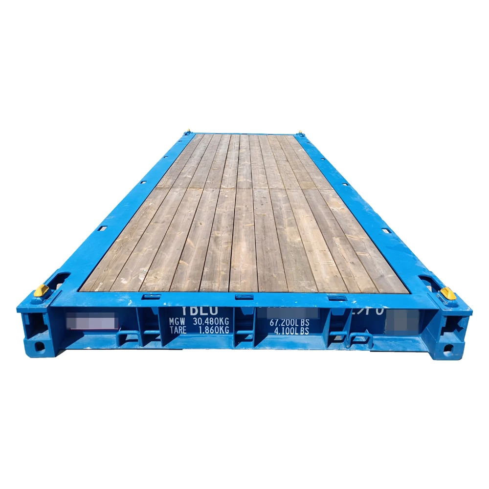 New 20ft Plat Form Shipping Container Transportation Equipment 20ft ...
