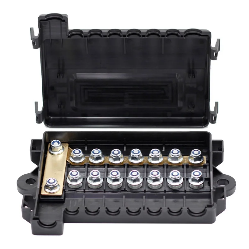 7-Way MIDI/ANL Fuse Block - 32V Waterproof Holder with Cover for ...