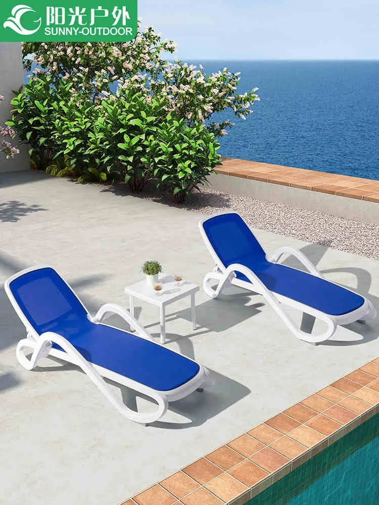 Modern Luxury Plastic Sunbeds - Perfect for Beach & Garden