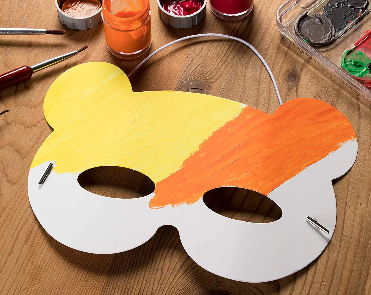 Paintable Blank 3d Paper Face White Masks For Masquerade Mardi Gras ...