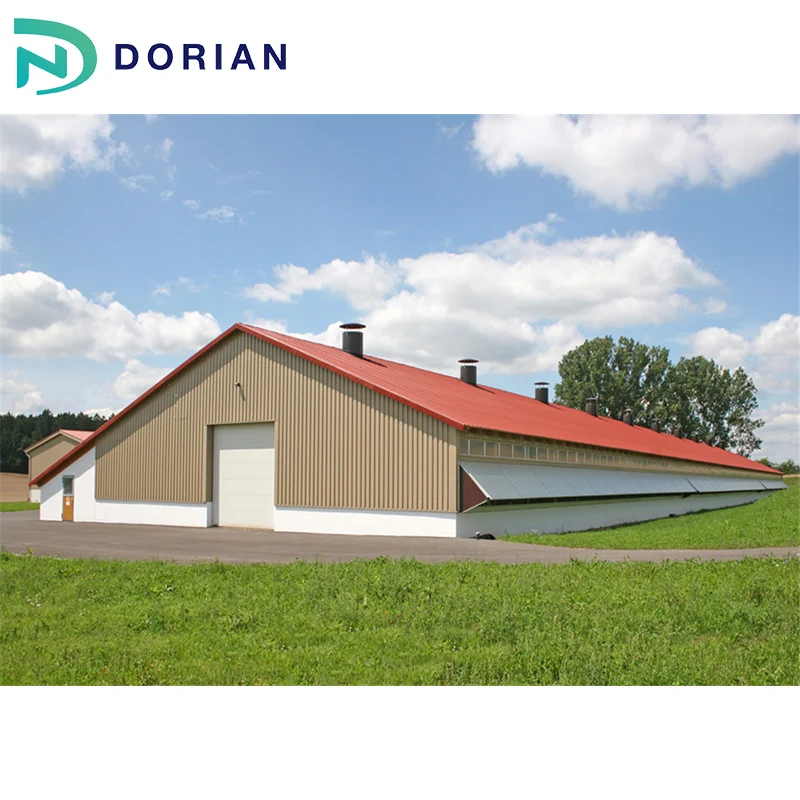 Broiler House Design Assembled Poultry Chicken Farm Building - Buy Hen ...