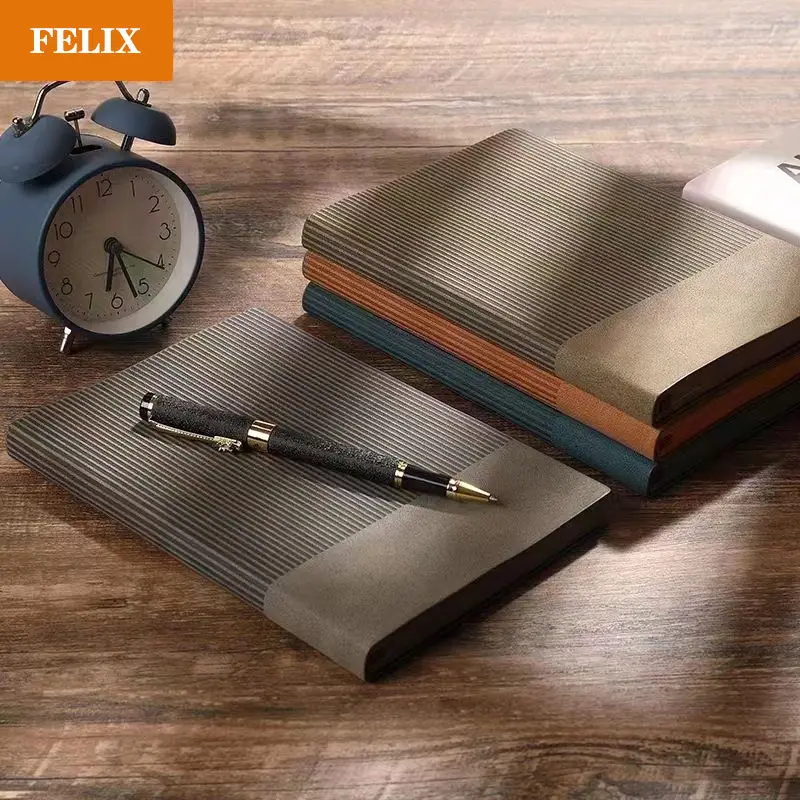 Leather Notebook A5 Custom Size School Exercise Notebook Paper ...