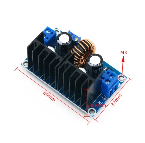 Xh-m401 Dc-dc Step-down Module Xl4016e1 High-power Dc Voltage Regulator Maximum 8a With Voltage ...