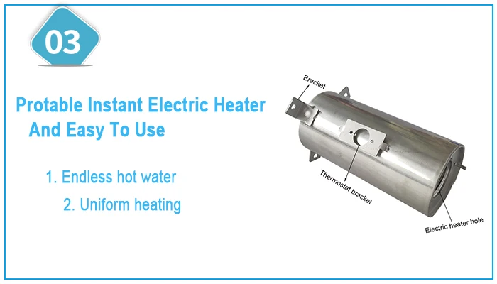 Sst Customized Endless Hot Water Mini Back Up Heater For Heat Pump ...