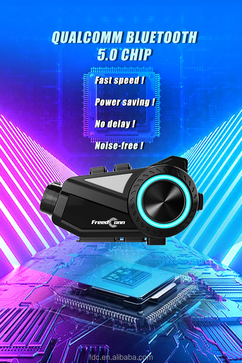 Freedconn R3 Bluetooth Intercom Recorder - Noise Cancellation