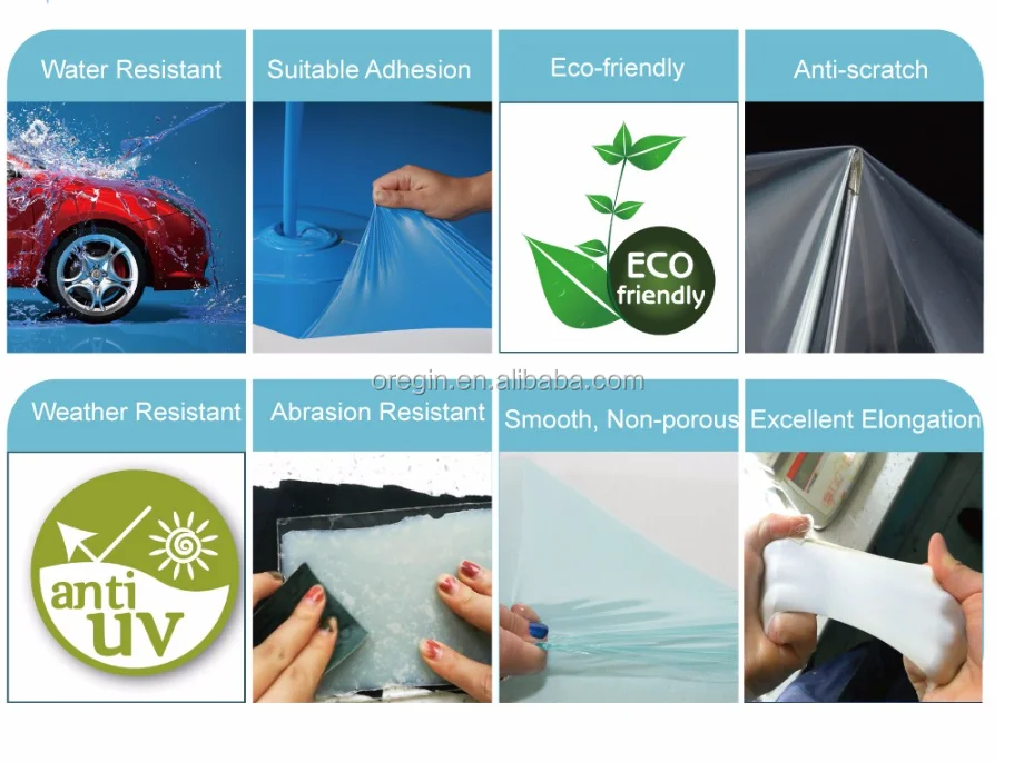 Peelable Plastic Coating Paint Coating Anti Scratch Film For Surface ...