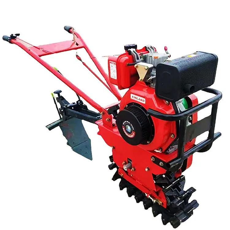 Bull Agricultural Land Plow Chain Track Track Micro-Tillage Machine ...