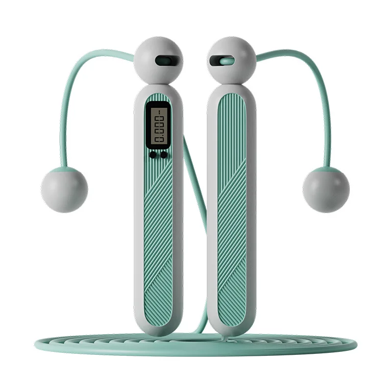 2021 Adjustable Pvc Rope Digital Cordless Skipping Jump Rope With ...