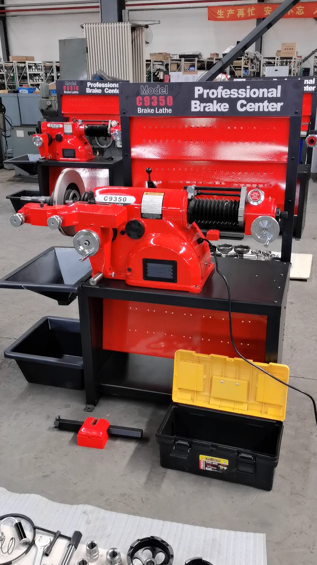 Portable Truck Disc Drum Combination Brake Lathe Machine C9350 - Buy ...