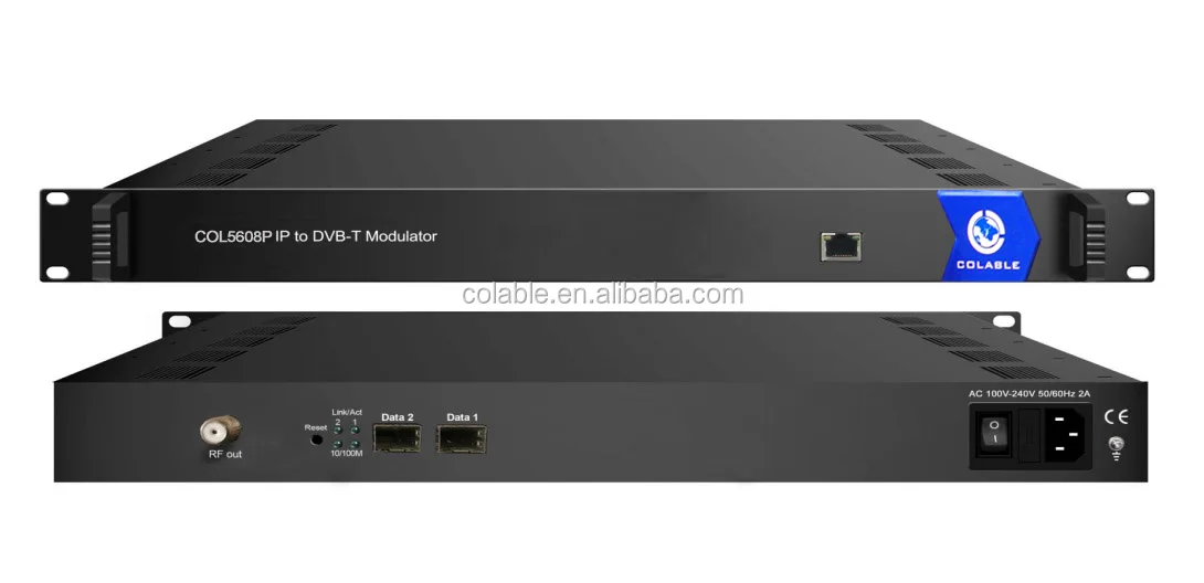 IP to COFDM Dvbt Modulator 8 Frequency 48 Channel - Colable