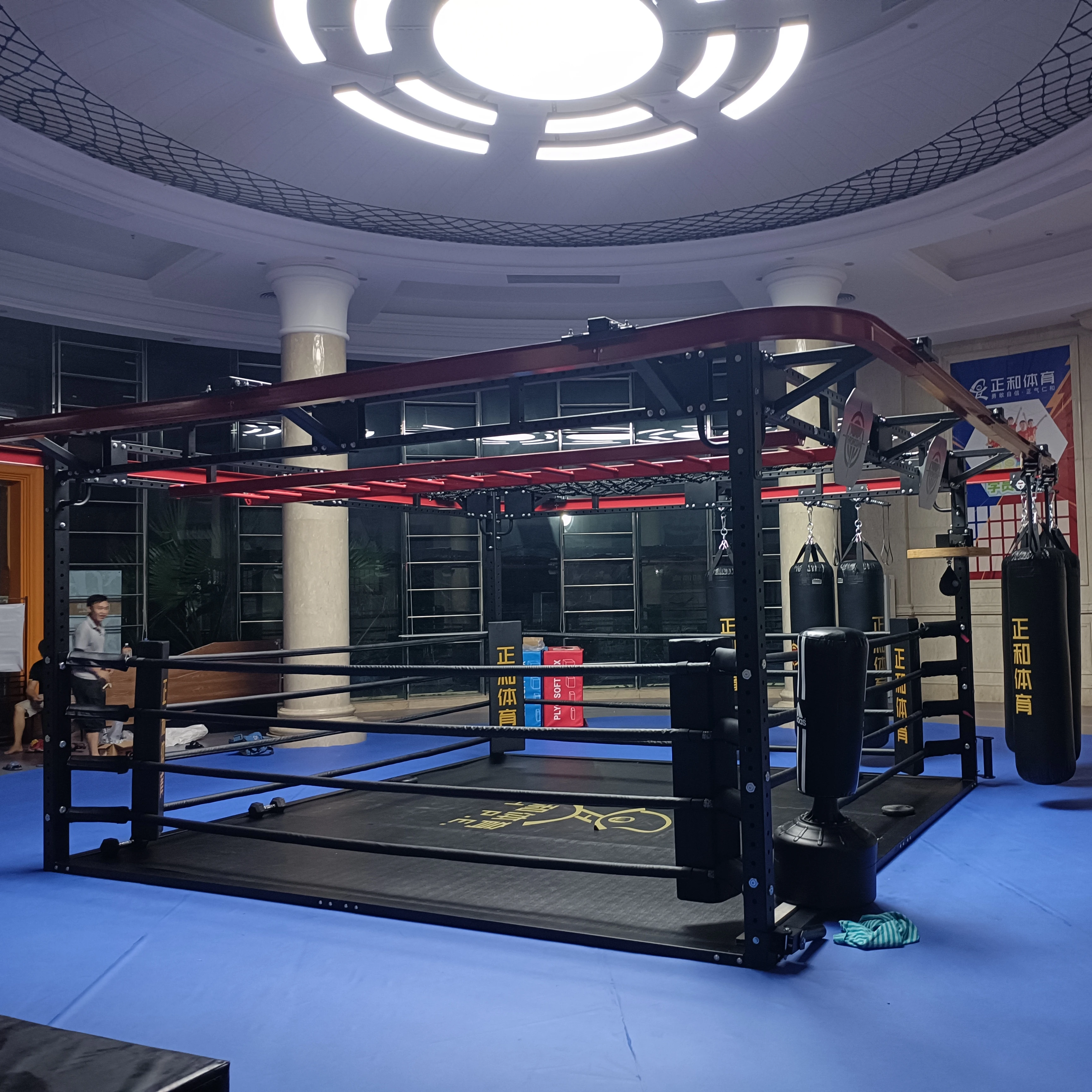 Boxing Gym Ring - Custom 4x4 Mini Free Standing Floor Ring