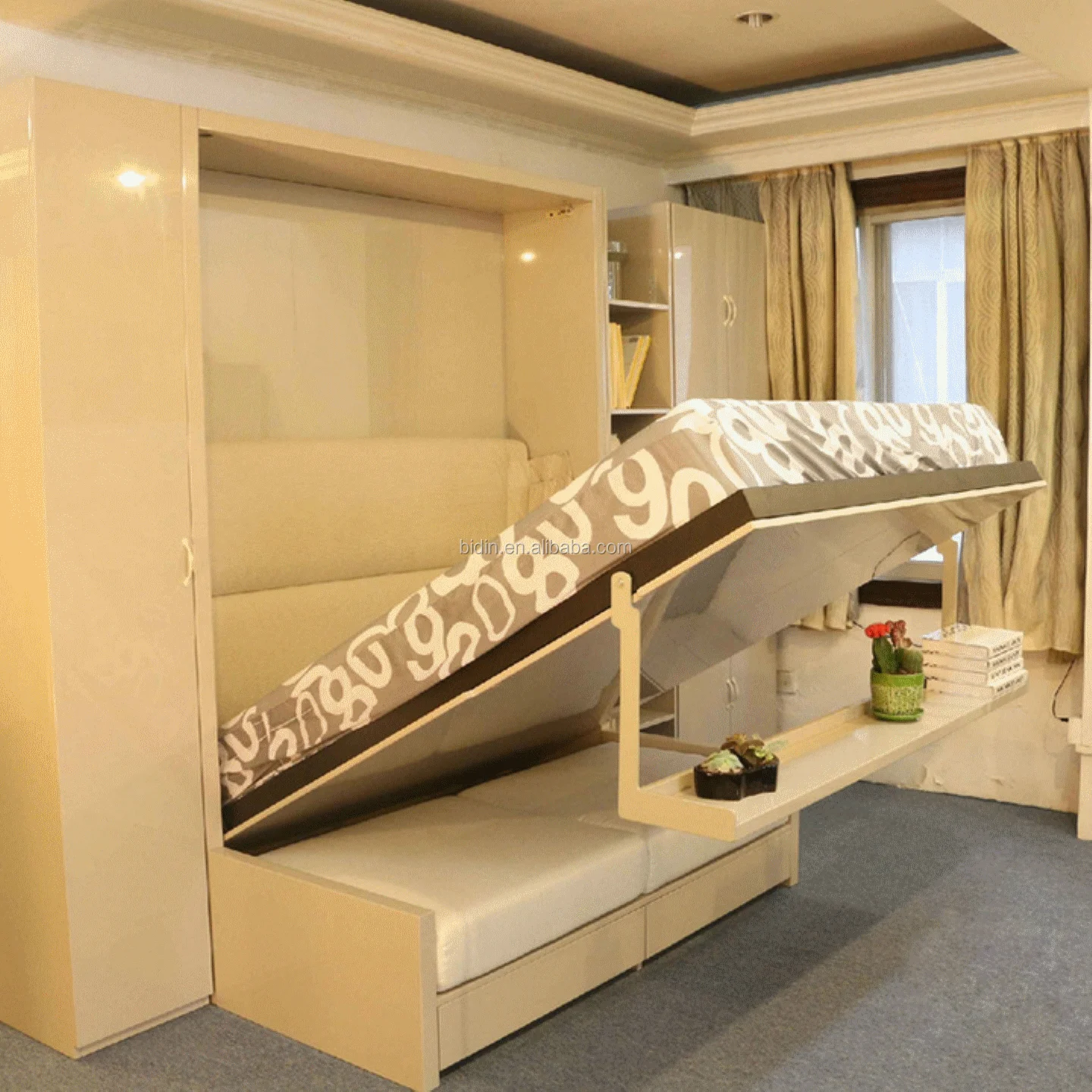 Siamese Sofa Wall Bed Multifunctional Invisible Bed - Buy Invisible Bed ...