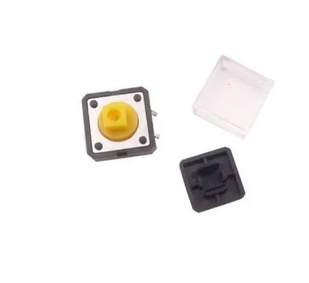 Square Cap Tactile Push Button Switch Caps 12x12mm For 12x12x7.3mm ...
