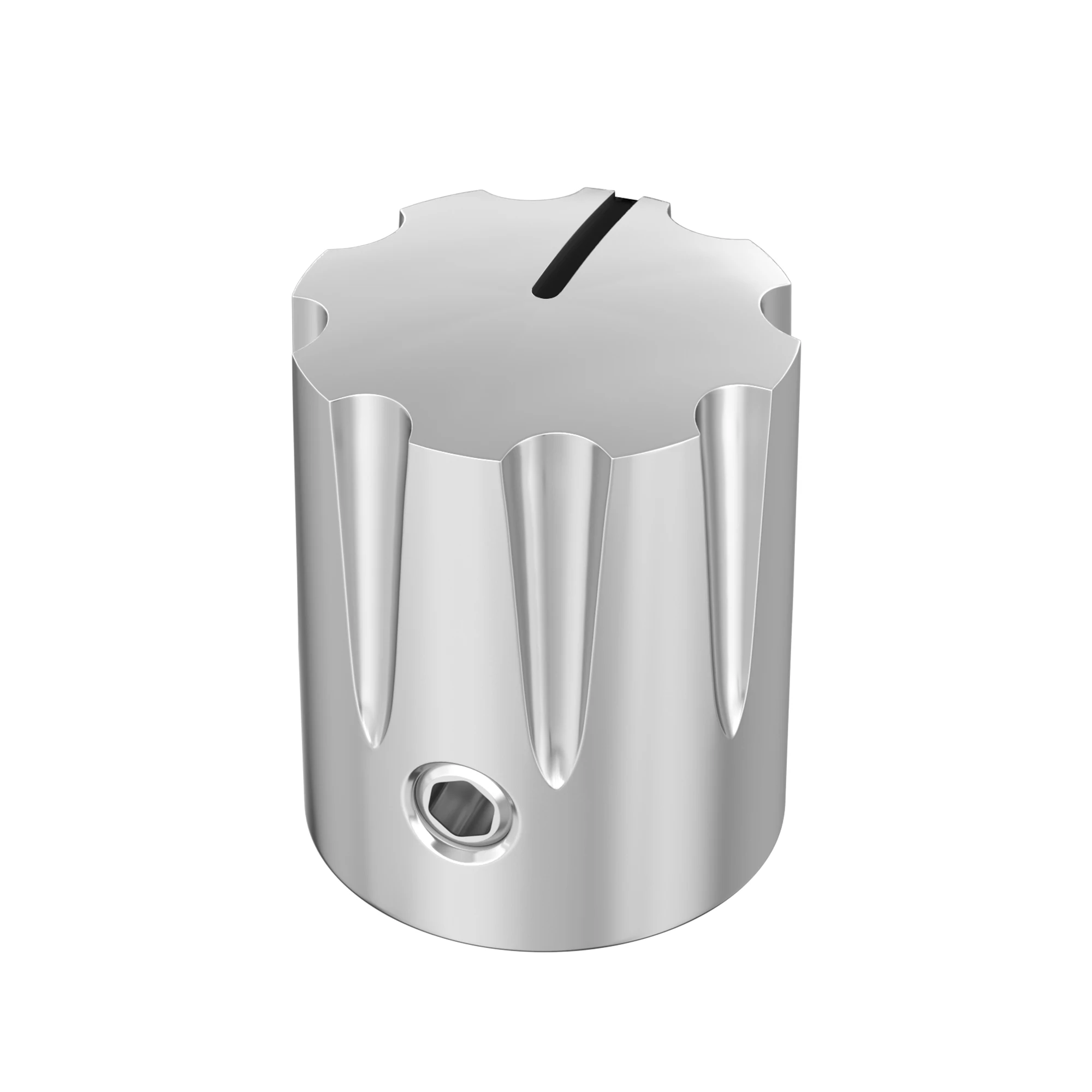 1900 Style Silver Aluminum Knob Electric Knobs Amplifier Knob Volume ...