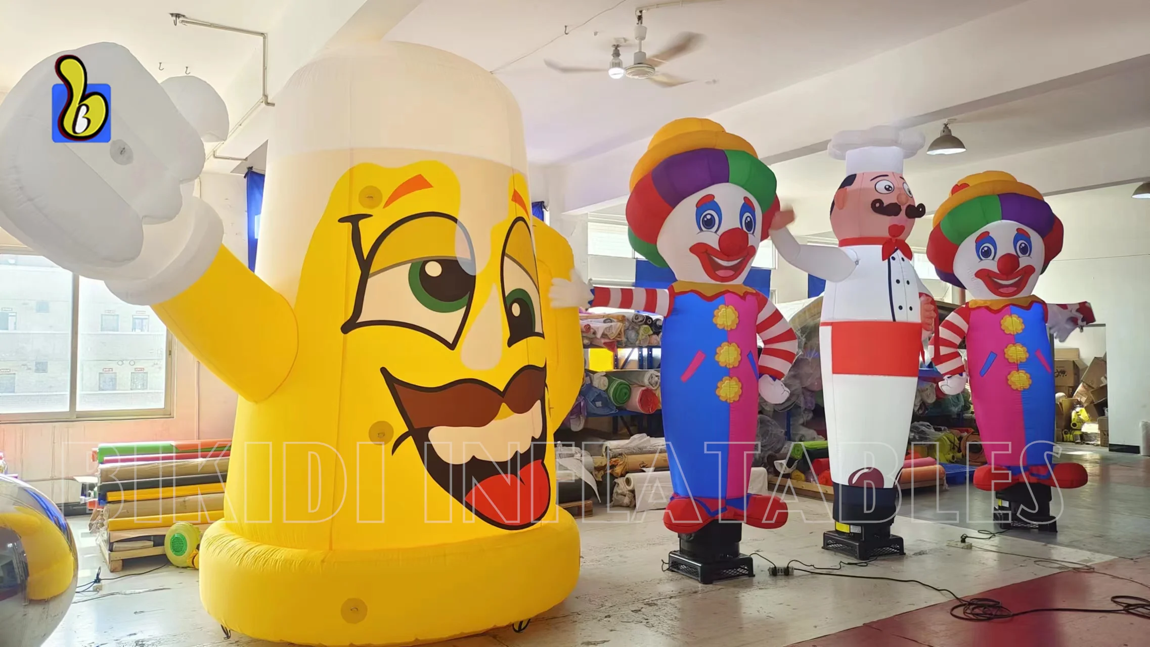 Outdoor Events Inflatable Clown Advertising Wave Hand Sky Air Dancer ...