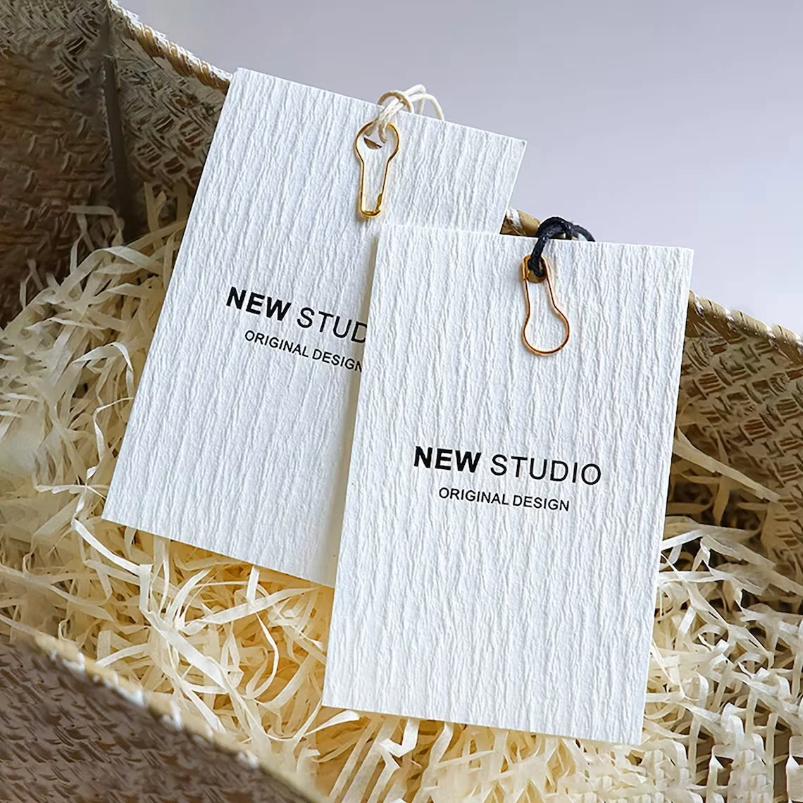Luxury Printed Labels - Sustainable Garment Hang Tags