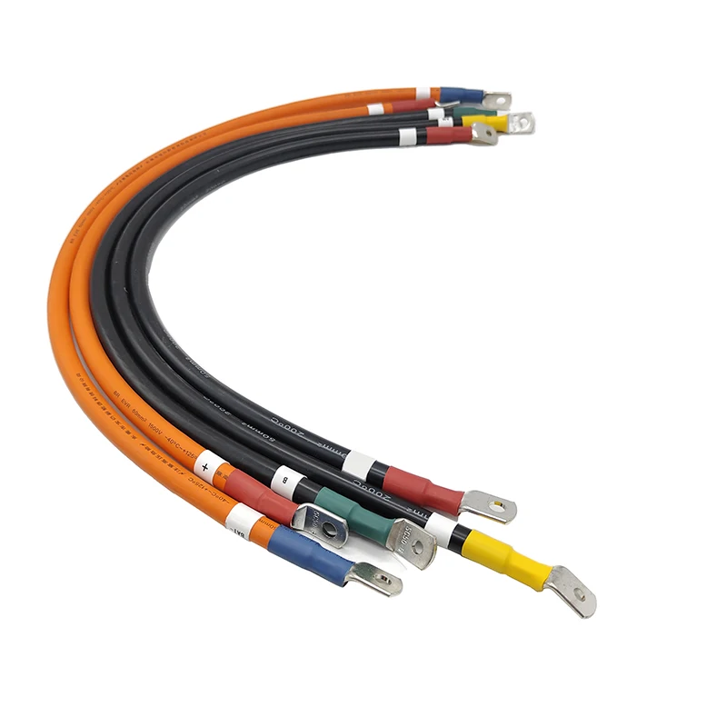 Custom Ring Lugs Terminal Wire Solar Dc Cable Assembly Car 25 Mm2 Pvc ...