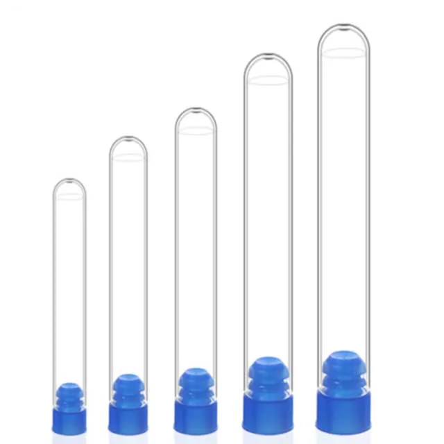 Lab Disposable Ps Test Tube Round Bottom Transparent Acrylic Sealed ...