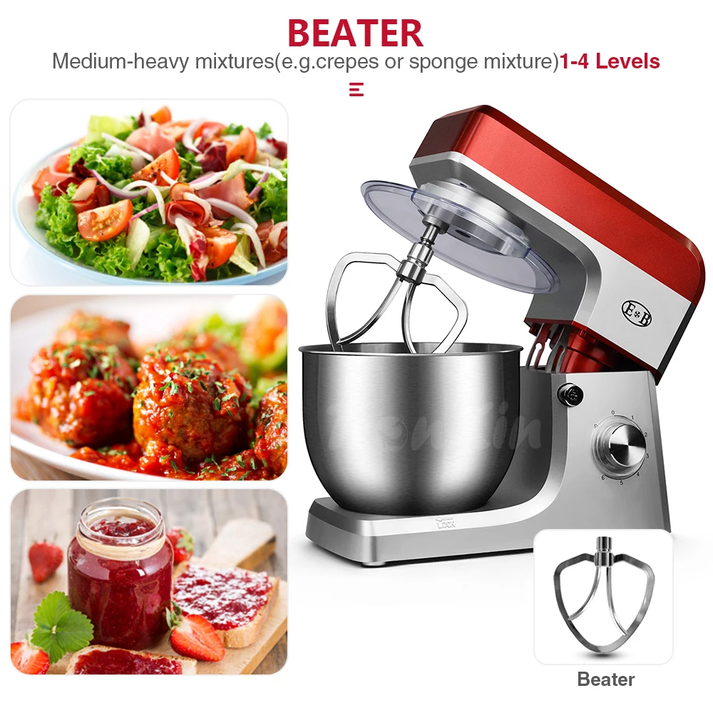 High Efficient Multi-Functional 7 Liters Chef Kitchen Machine With ...