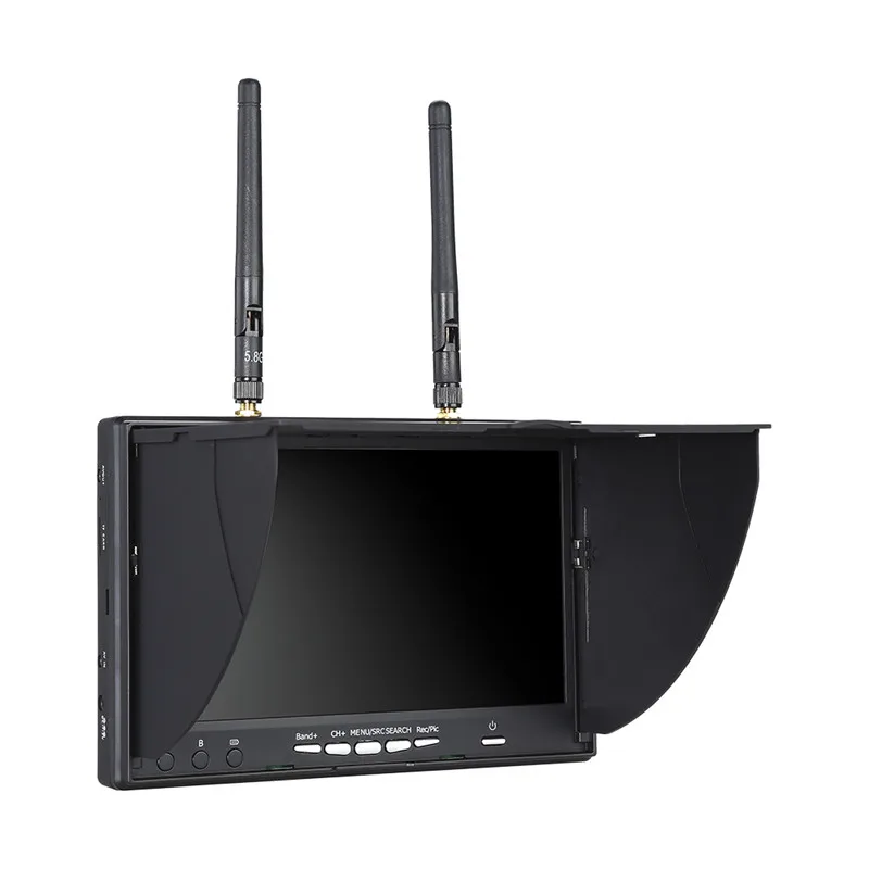 7inch Fpv Monitor Lt5802s 5.8g 800*480 Resolution 40ch Led Backlight ...