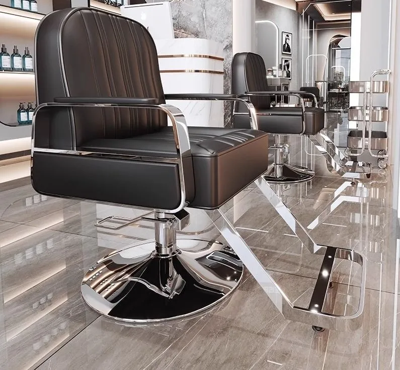 2025 High End Modern Steel Shaped Chairs Used for Hair Salons Barber ...