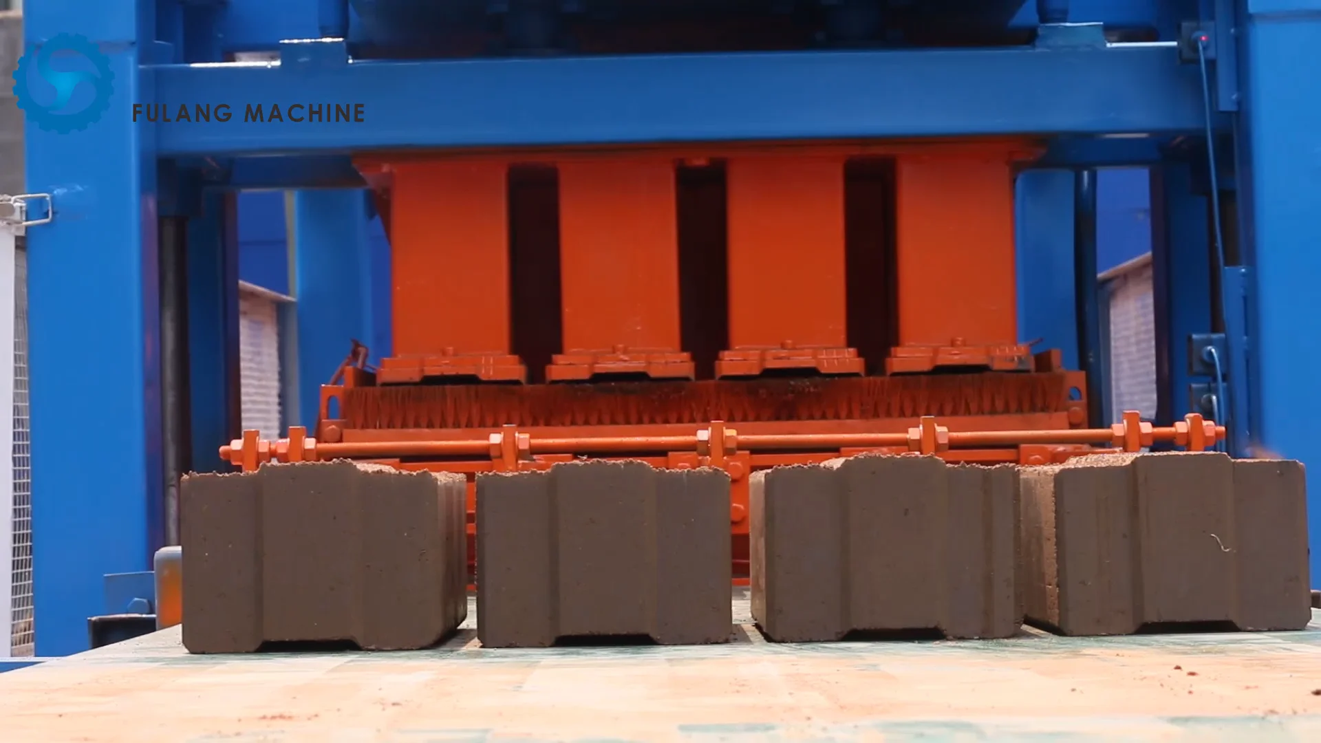 Ecology Building Automatic Hydraulic Press Compressed Interlocking Ram ...