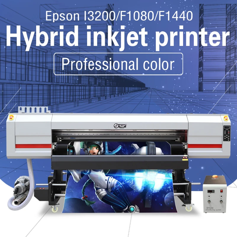 1900mm Size With 2 I3200 Print Heads Automatic Inkjet Printers Uv ...