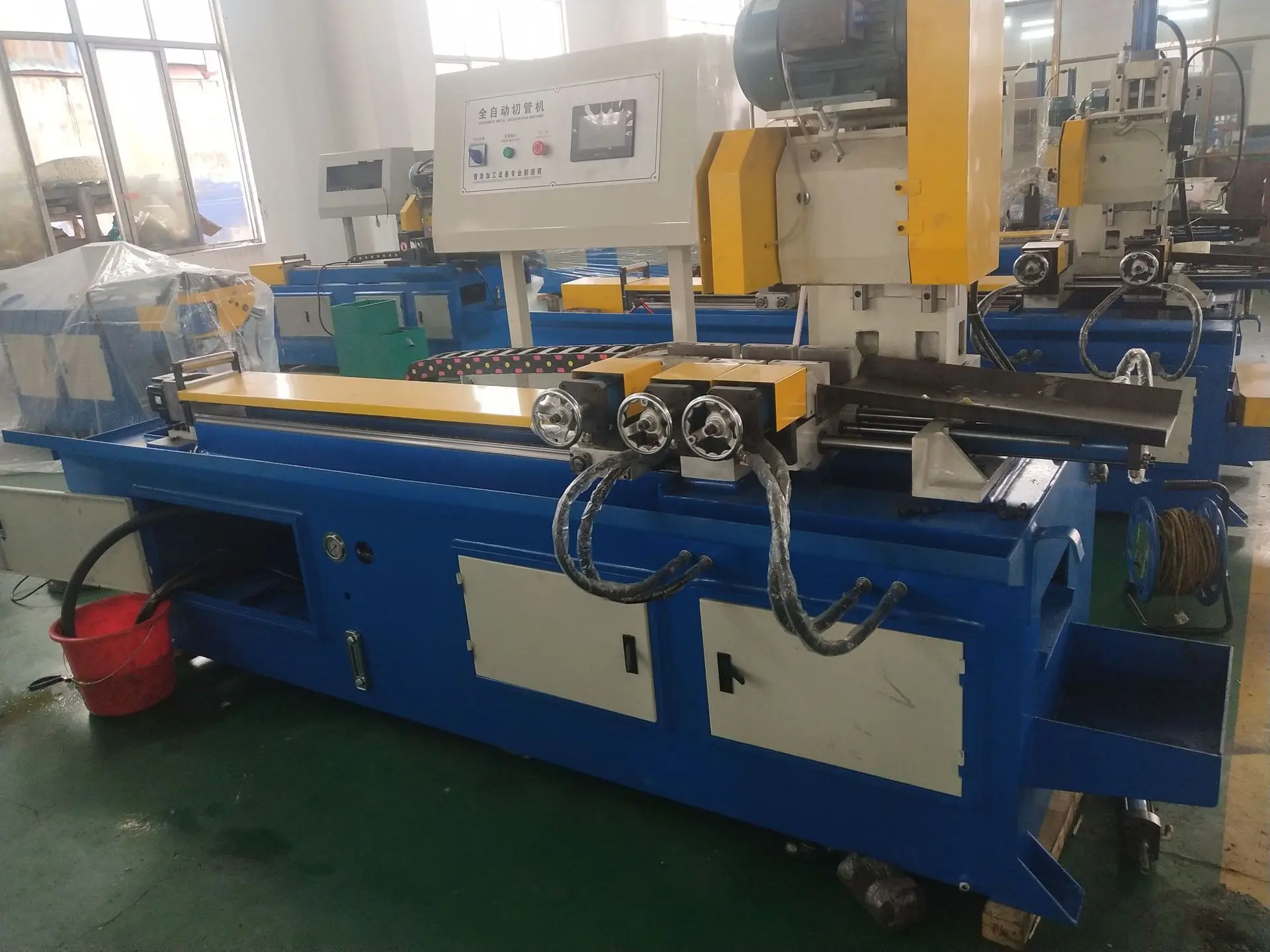 Mc425cnc Pipe Raiser Cutting Pneumatic Cold Saw Metal Pipe Cutting ...