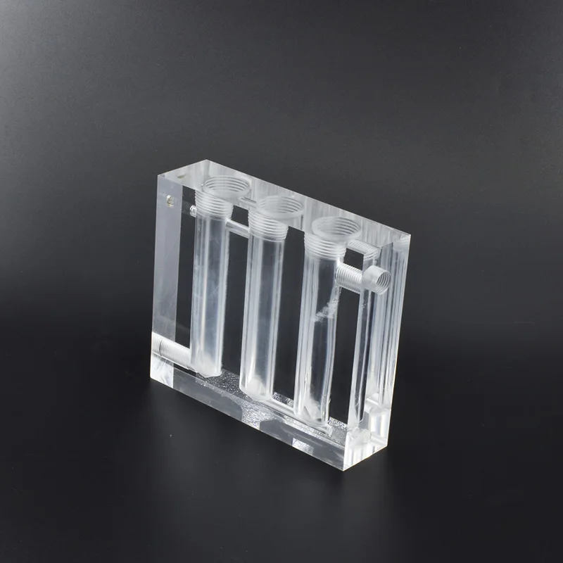 Acrylic Flow Cell - Install Sensors for Precise Measurements