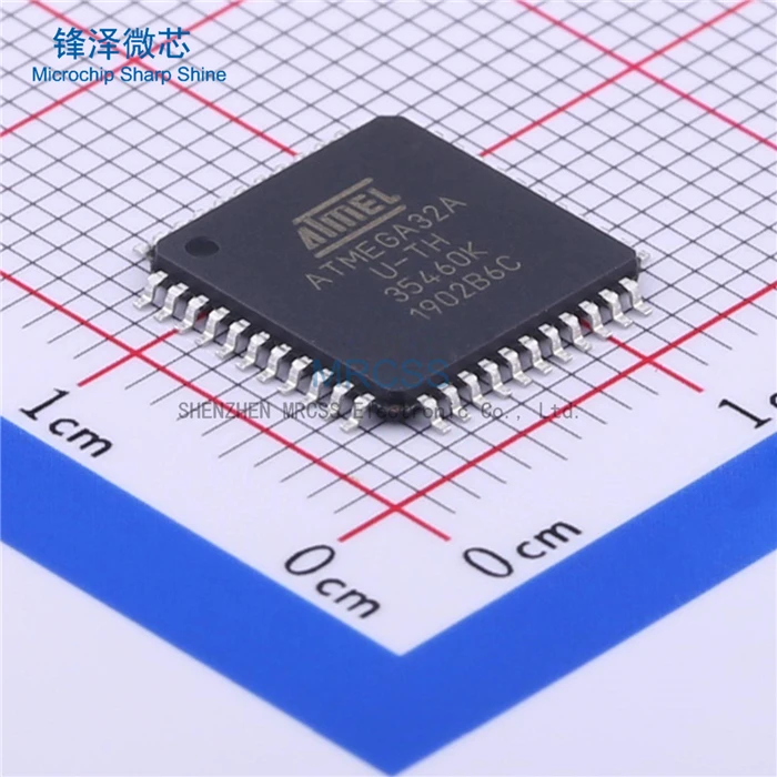IC Chip MCU ATMEGA32A-AU ATMEGA32 ARM Cortex RISC Flash Bulk 3.3V 5V 44TQFP Microchip Electronic ...