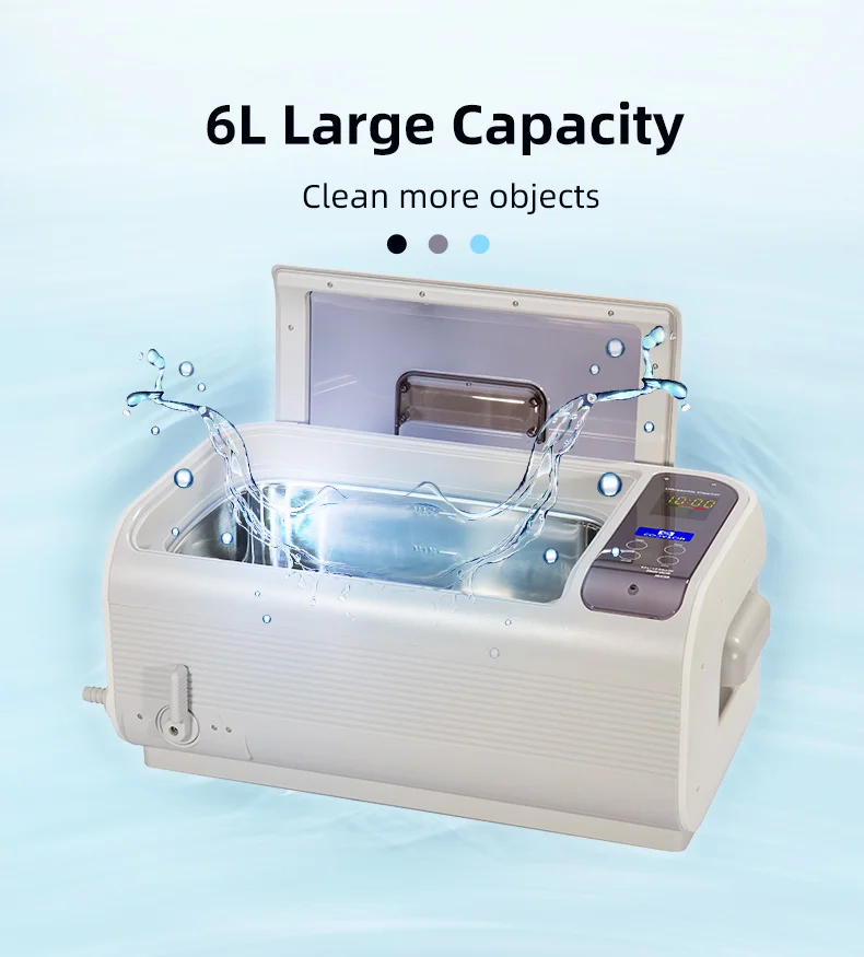 CODYSON CD-4862 6L Ultrasonic Cleaner - Efficient & Versatile