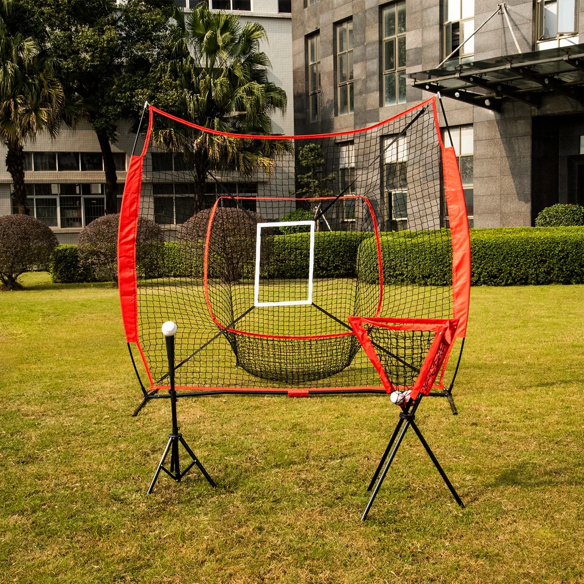 Portable Baseball Hitting Net 7' X 7' Baseball & Softball Practice ...