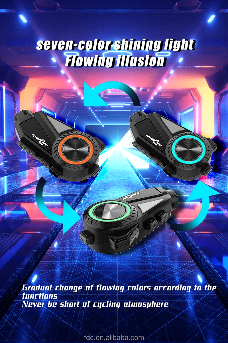 Freedconn R3 Bluetooth Intercom Recorder - Noise Cancellation