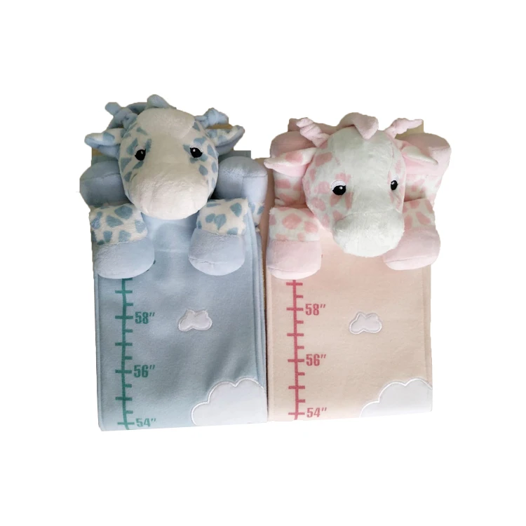 Baby Height Measure Ruler Stuffed Plush Toy Infant Growth Ruler Height ...