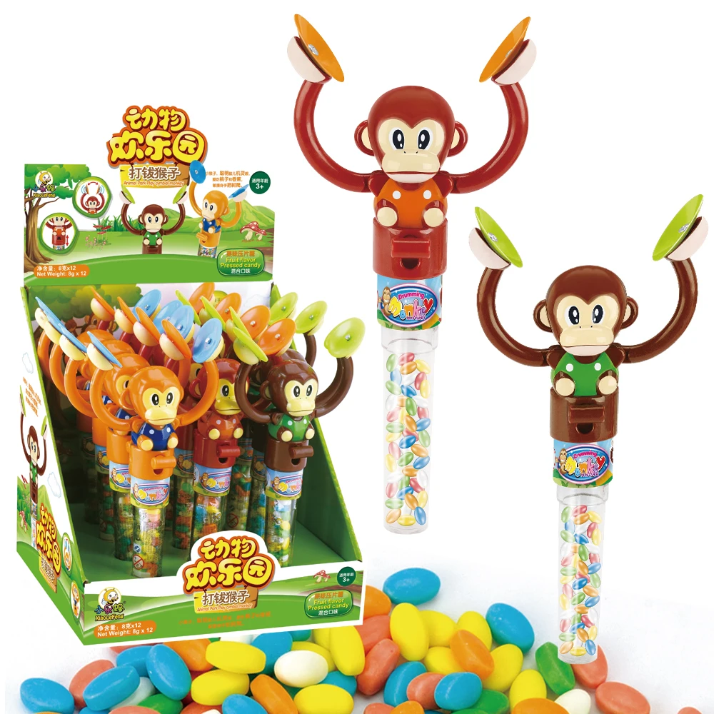 Juqi Brand Candy Products Type Wacky Banging Cymbals Clapping Monkey ...