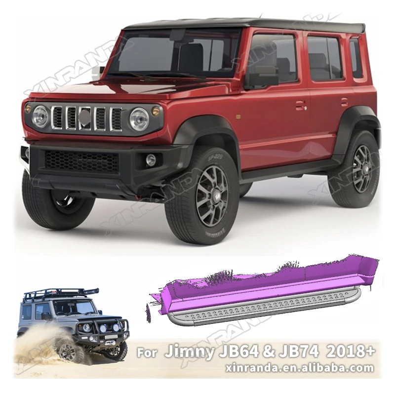 Jimny 5 Doors Car Side Steps Side Bars For Suzuki Jimny 2018 2019 2020 ...