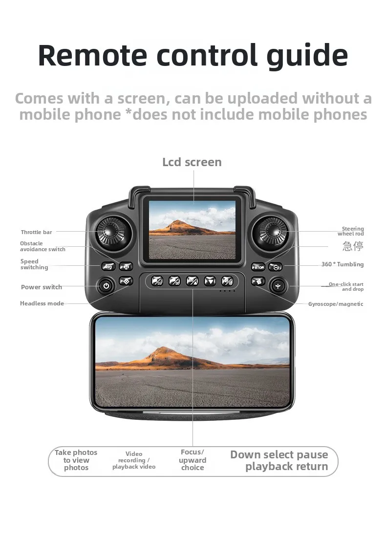 2025 NEW E88 E99 Pro MAX 4K HD Dual Camera Drone FPV Mini Drone With Screen Remote Control ...