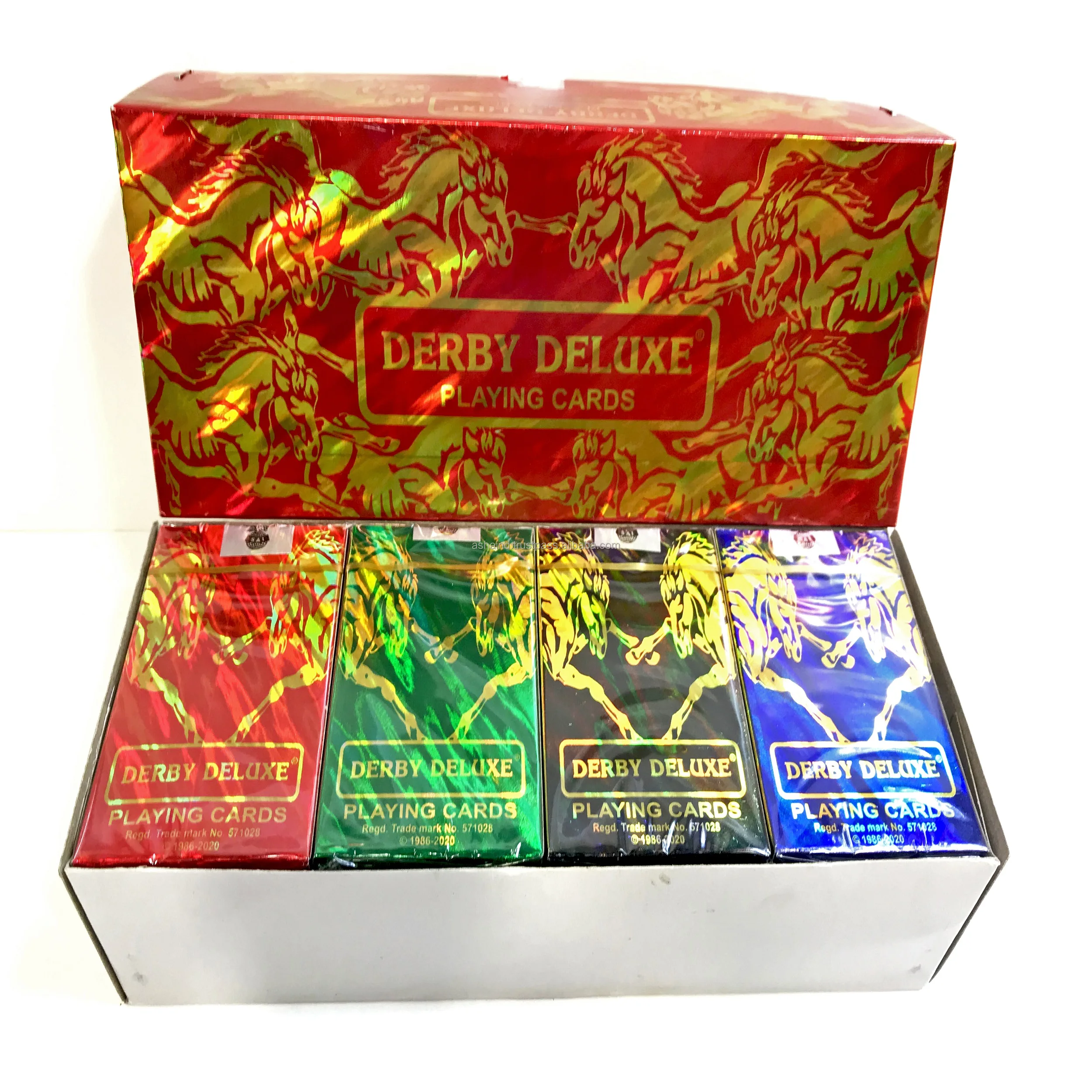 Factory Wholesale High Quality Casino Derby Deluxe Paper Playing Cards ...